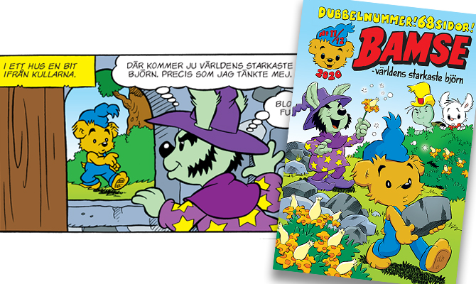 Nytt nummer av Bamse! – Bamse