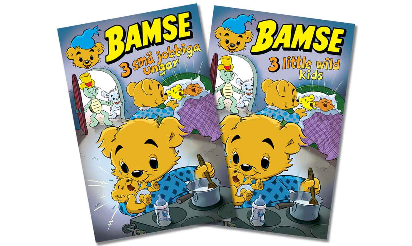 Bamse nr 11/12 - med extra tidning på engelska!