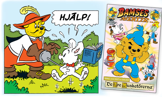 Nytt nummer av Bamses äventyr i butik! – Bamse