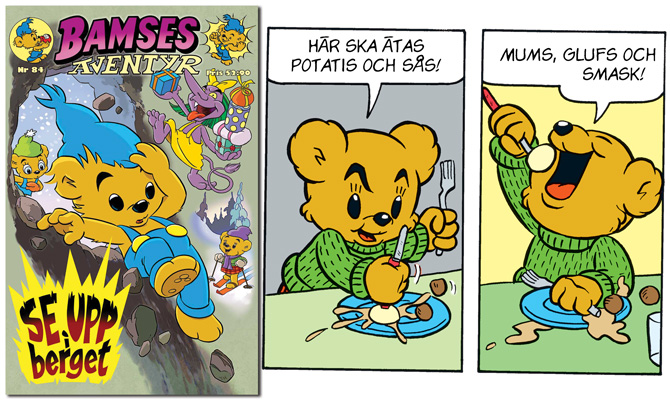 Nytt nummer av Bamses äventyr i butik! – Bamse