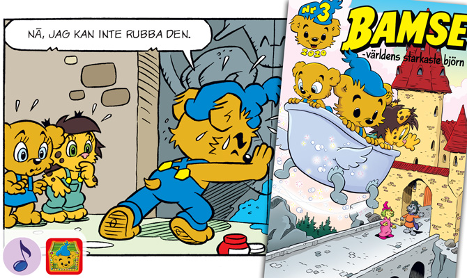 Nytt nummer av Bamse! – Bamse