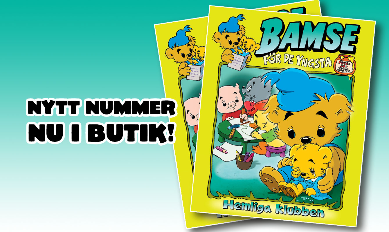 Nytt nummer av Bamse för de yngsta! – Bamse