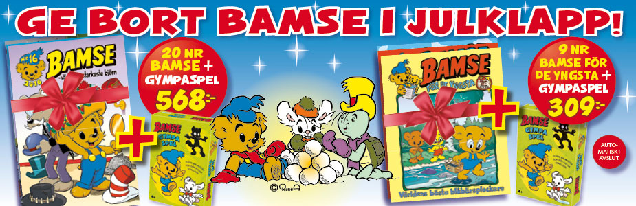 Bamse i julklapp – Bamse