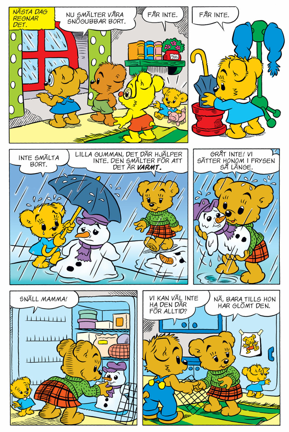 Julkalender 10 december: Läs en serie om Brumma – Bamse