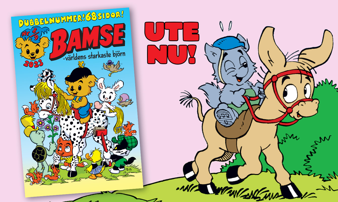 Nytt nummer: Bamse 8-9 – Bamse
