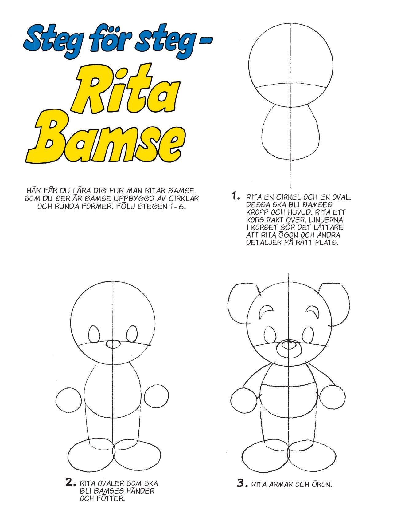 Tecknarskola – Bamse