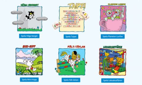 Spela roliga Bamse-spel! – Bamse