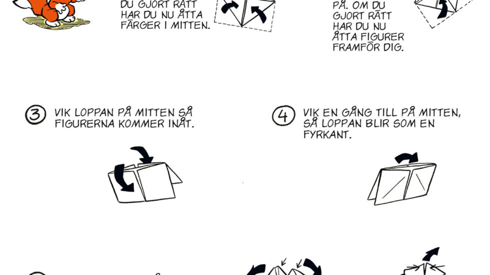 Lär dig att vika en loppa! – Bamse